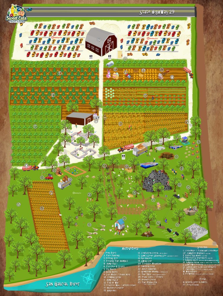 Map - Sweet Eats Adventure Farm
